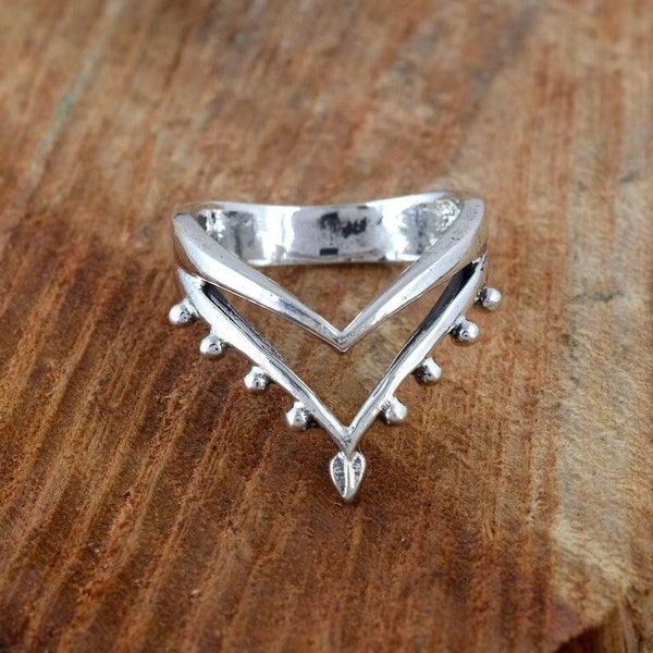 Chevron Ring Etsy