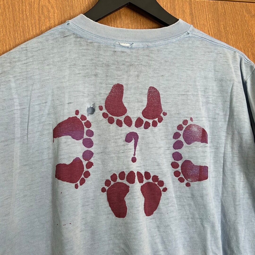 1970s Feet Graphic Pocket T Shirt - Etsy