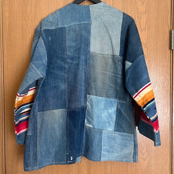 1960s denim patchwork robe - Gem