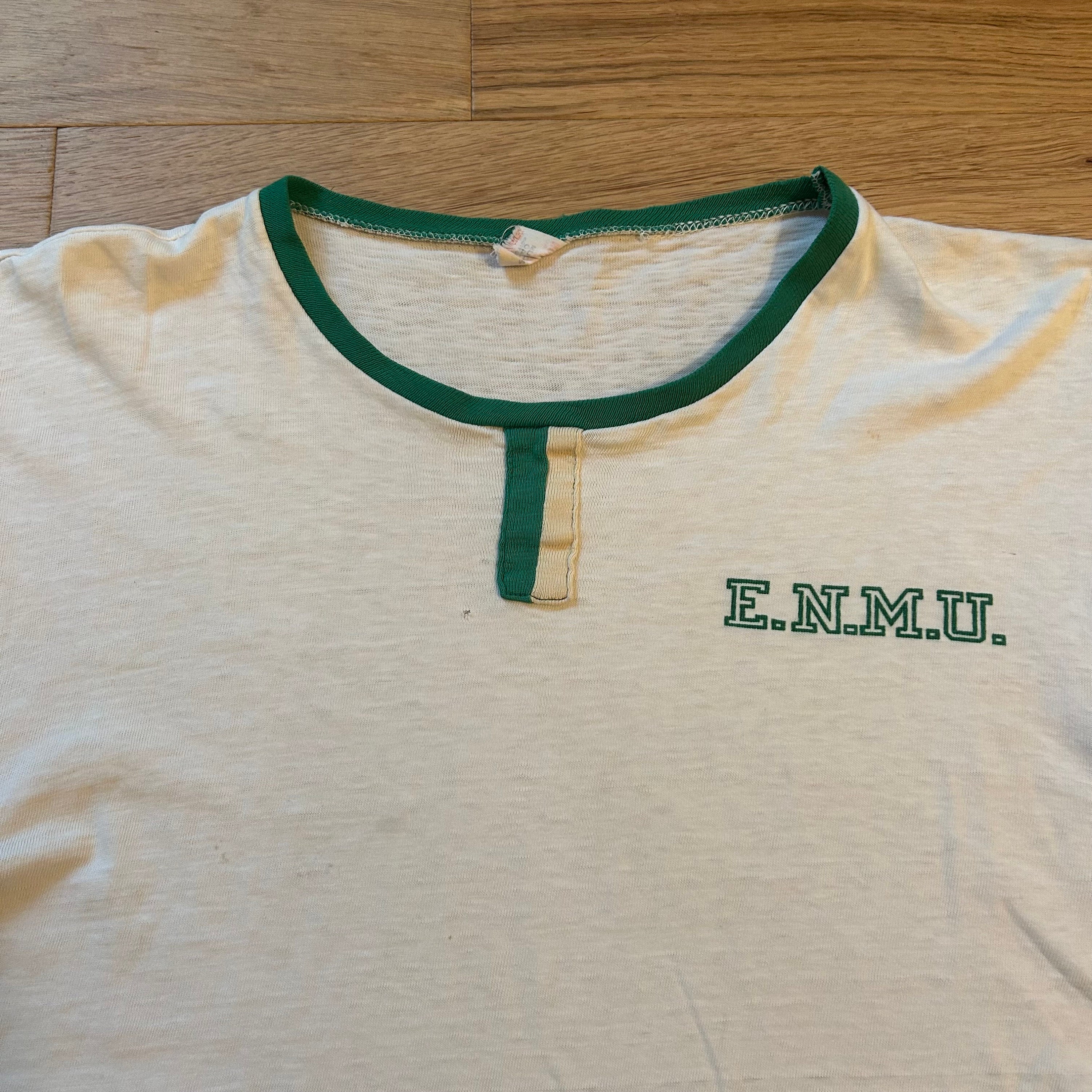 1960s Champion Ringer T Shirt ENMU - Etsy