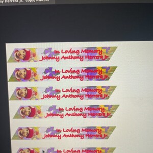 Memorial Ribbon Template - Etsy