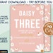 Retro Daisy Any Age Birthday Party Invitations, Groovy Theme, Printable ...