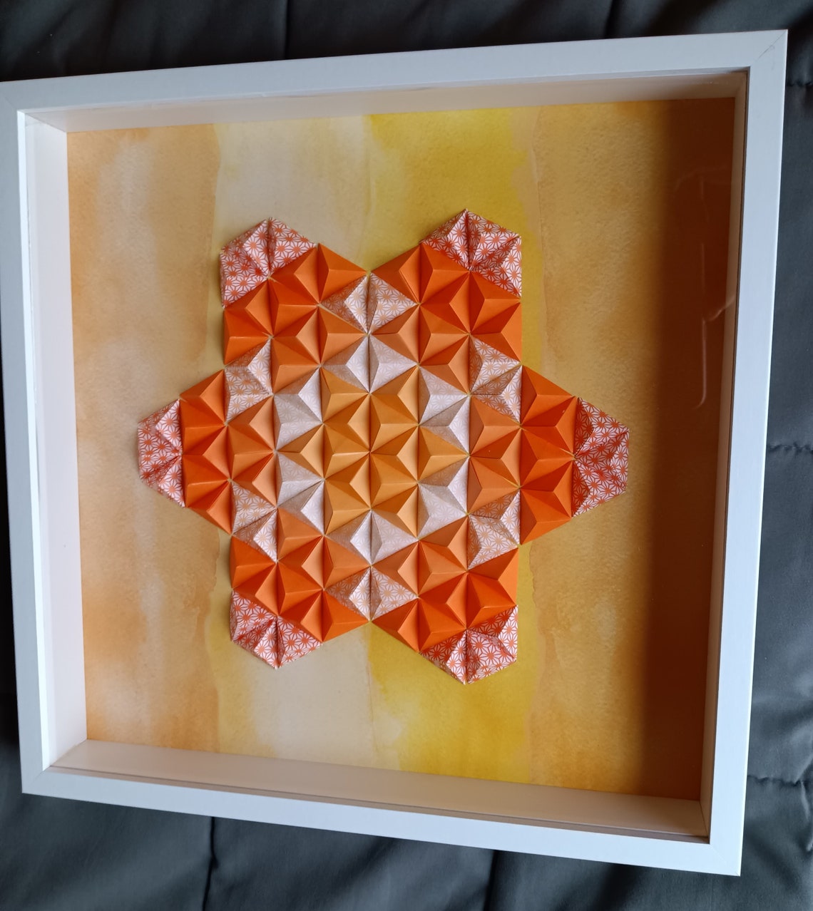 Framed Origami Wall Art - Etsy