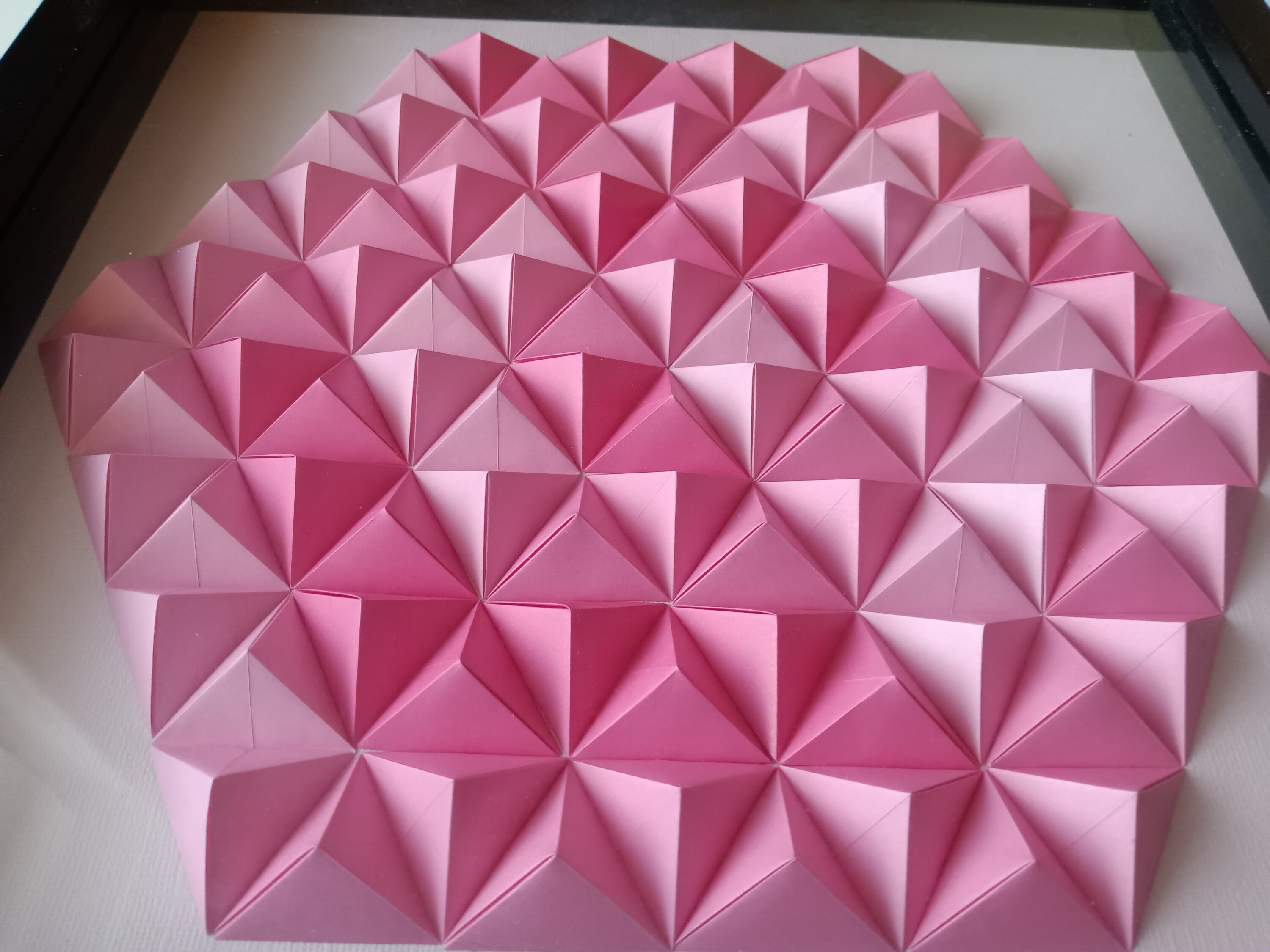 Framed Origami Wall Art - Etsy