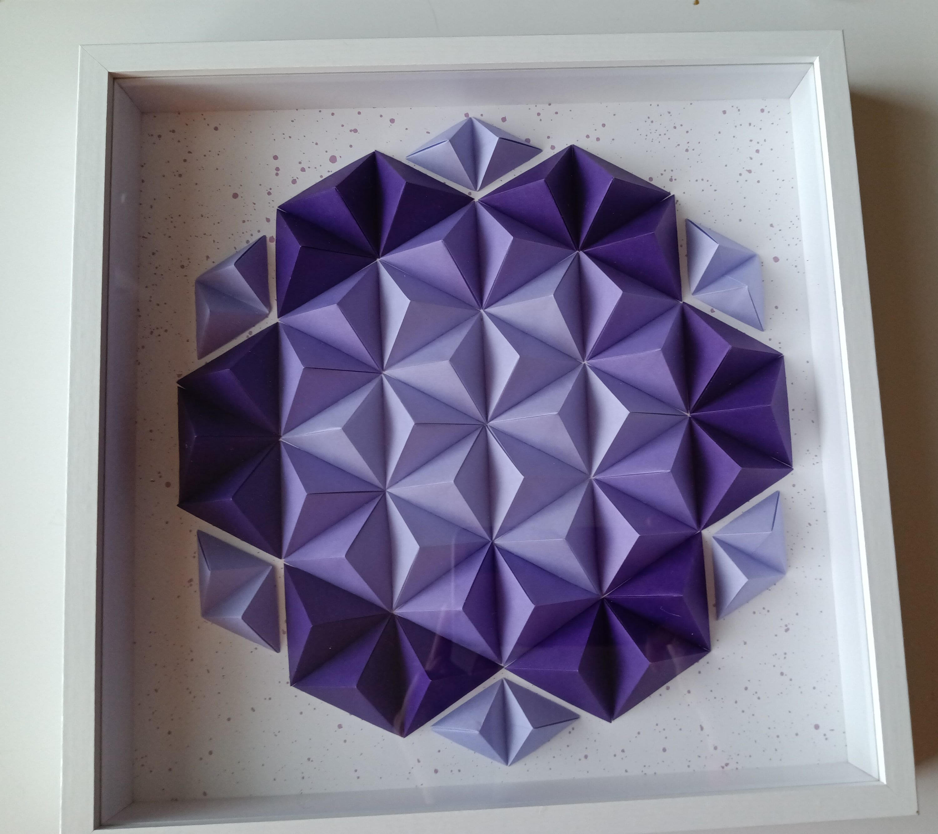 Framed Origami Wall Art - Etsy