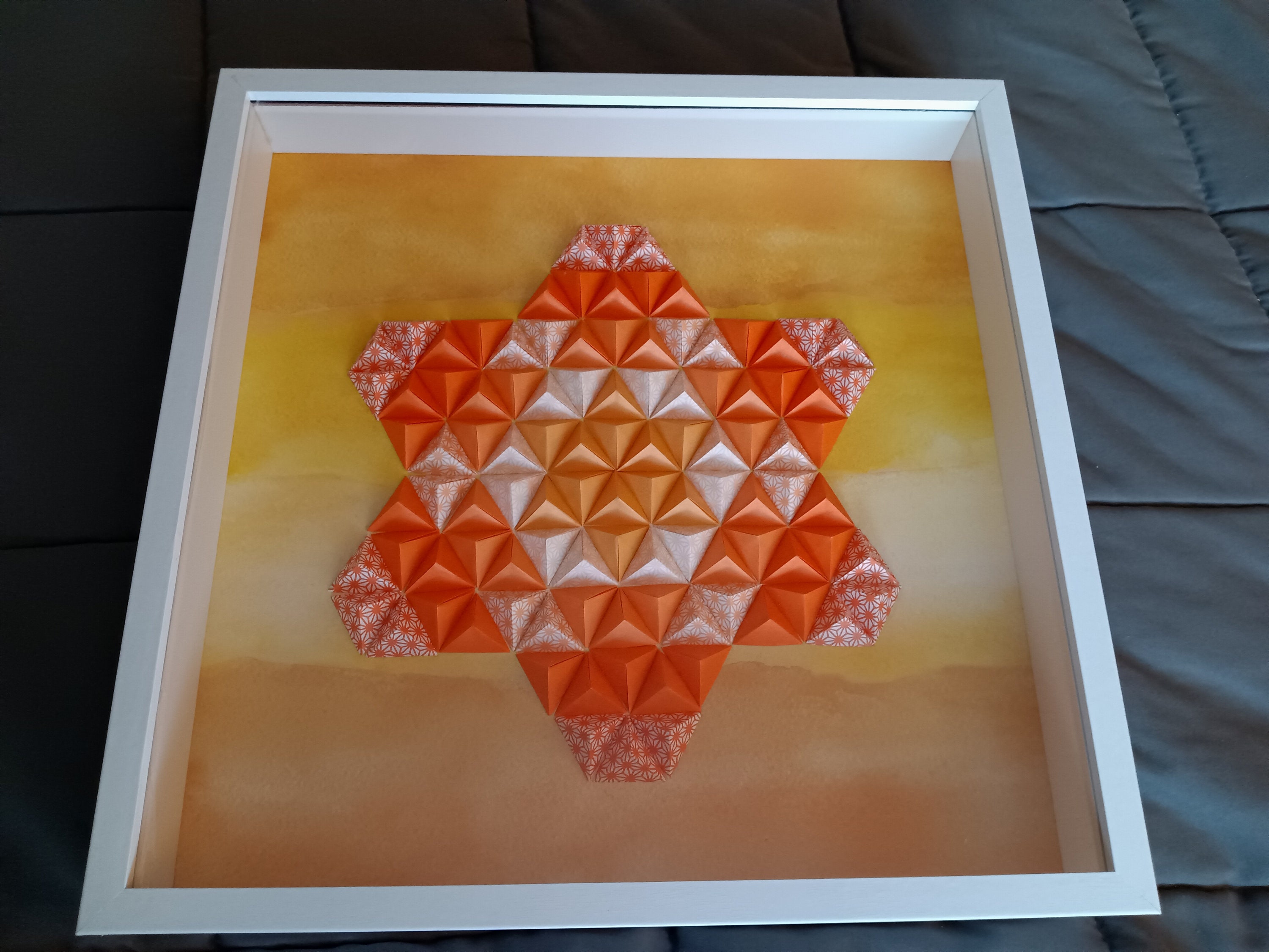 Framed Origami Wall Art - Etsy