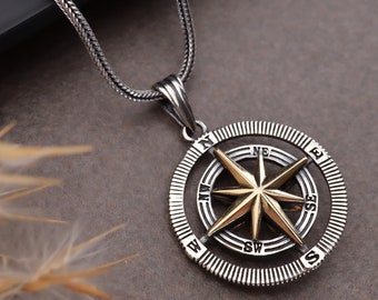 Nautical Compass Necklace for Women - Etsy
