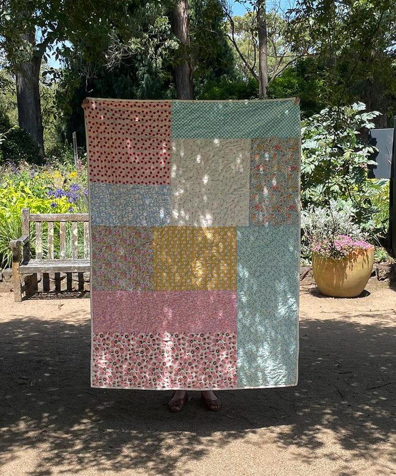 Skip Around the Garden Quilt PDF PATTERN ONLY - Etsy