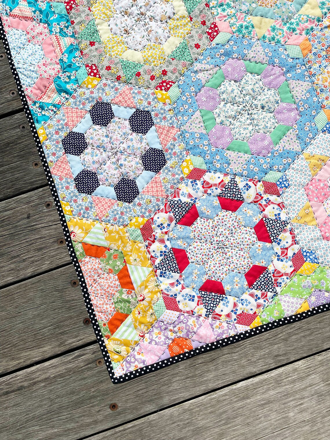 The Polly Quilt PDF Pattern - English Paper Piecing - Etsy
