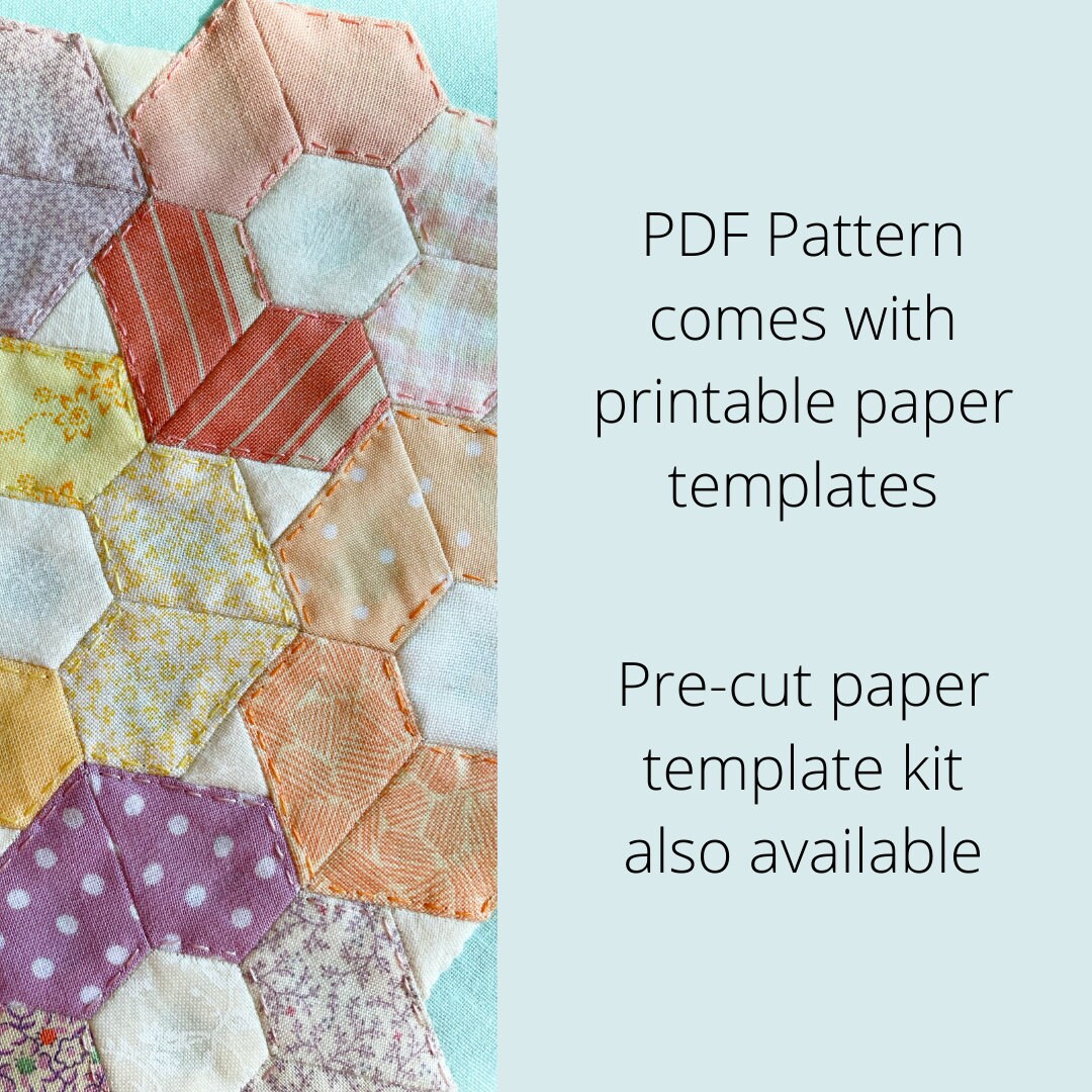 Jewel Roses - English Paper Piecing PDF Pattern - Etsy