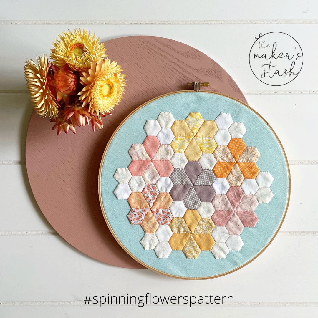 Spinning Flowers Pattern - English Paper Piecing PDF Pattern - Etsy