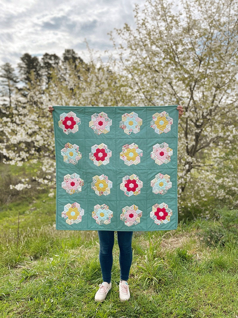 Happy Love Quilt PDF Pattern English Paper Piecing - Etsy