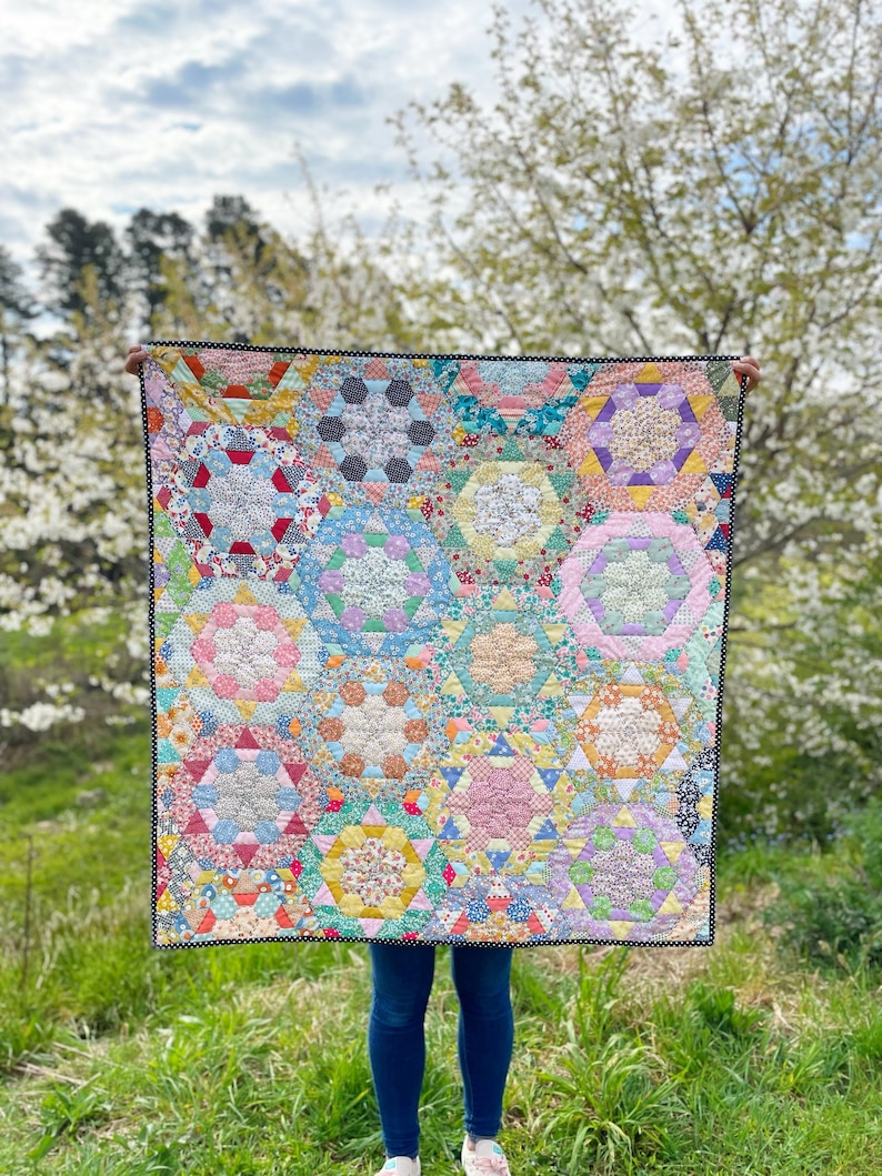 The Polly Quilt PDF Pattern - English Paper Piecing - Etsy