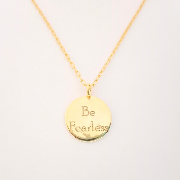 Fearless Necklace - Etsy