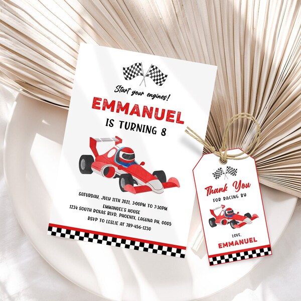 Ferrari Invitation - Etsy