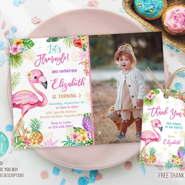 Flamingo Invites - Etsy
