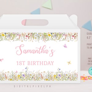 Editable Wildflower Capri Sun Labels, Wildflower Juice Labels ...