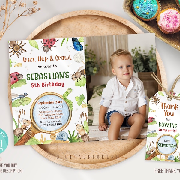 Bug Invitation - Etsy