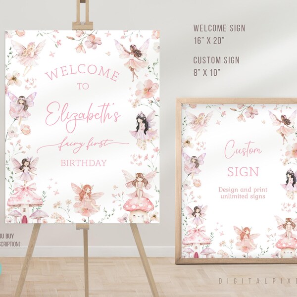 Fairies Welcome Sign - Etsy UK