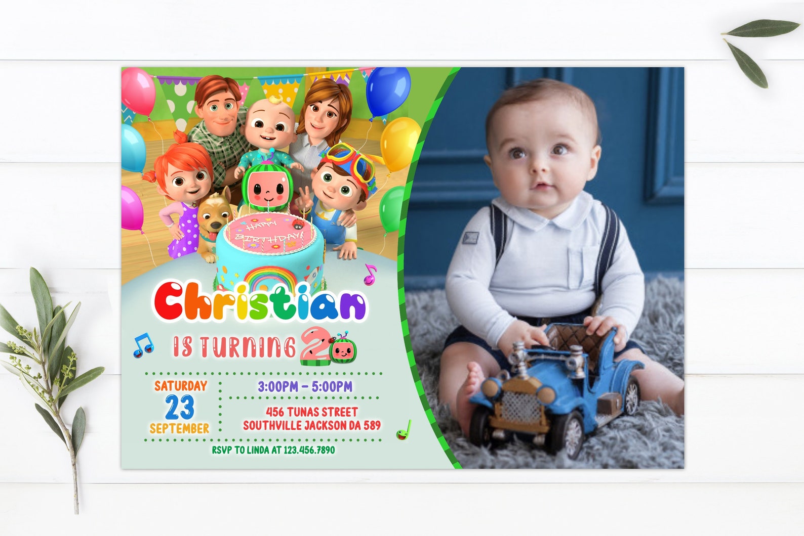 Cocomelon Cody Invitation Template To Print At Home Bobotemp Images 