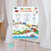 Transportation Birthday Milestone Poster, Editable Template (digital ...