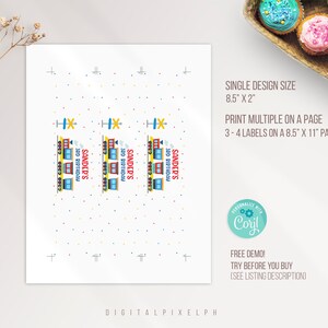 Editable Train Water Bottle Label, Train Label, Train Water Bottle ...