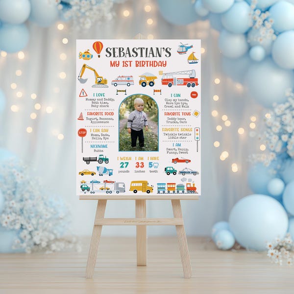 Transportation Birthday - Etsy