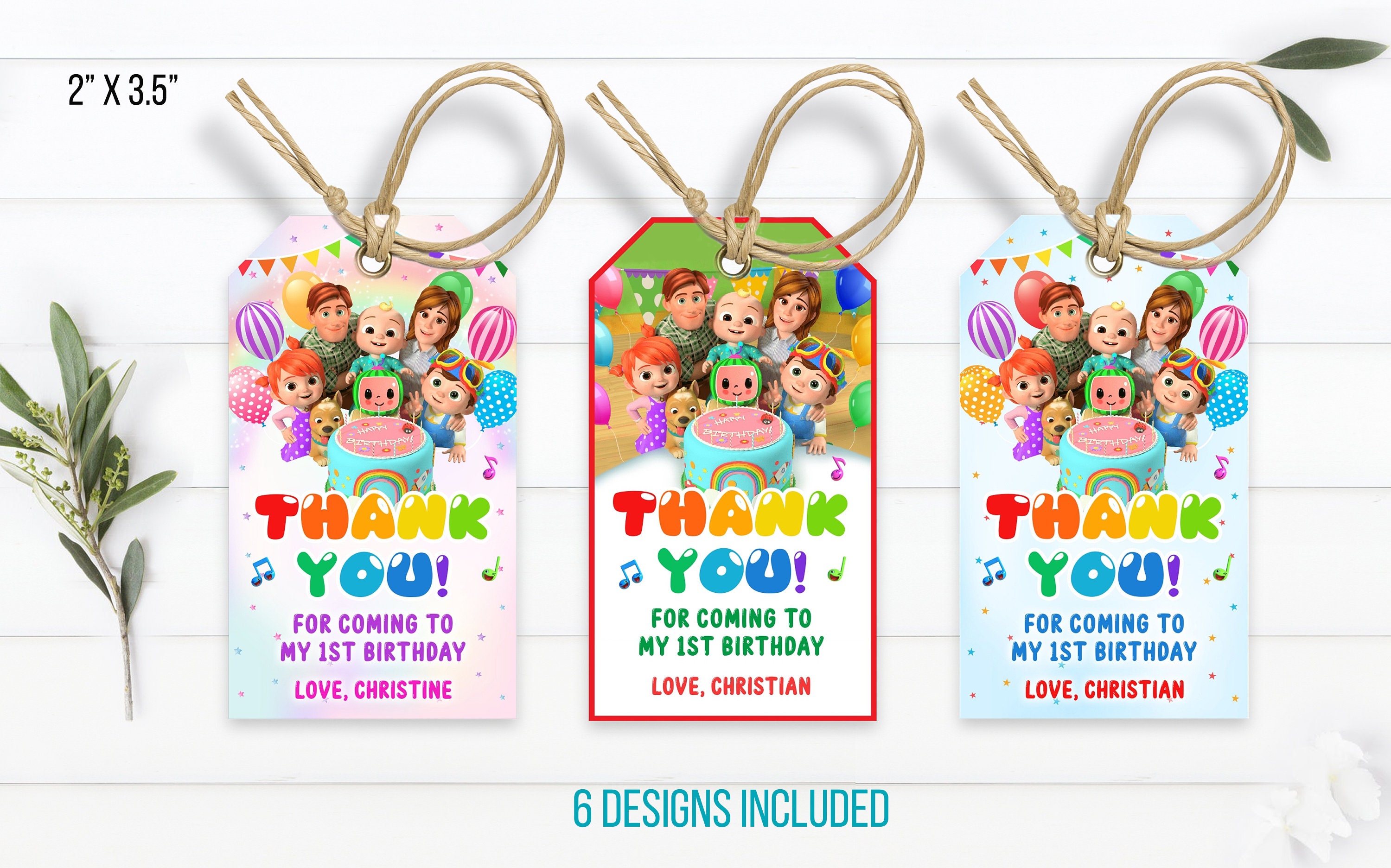 Cocomelon Birthday Template