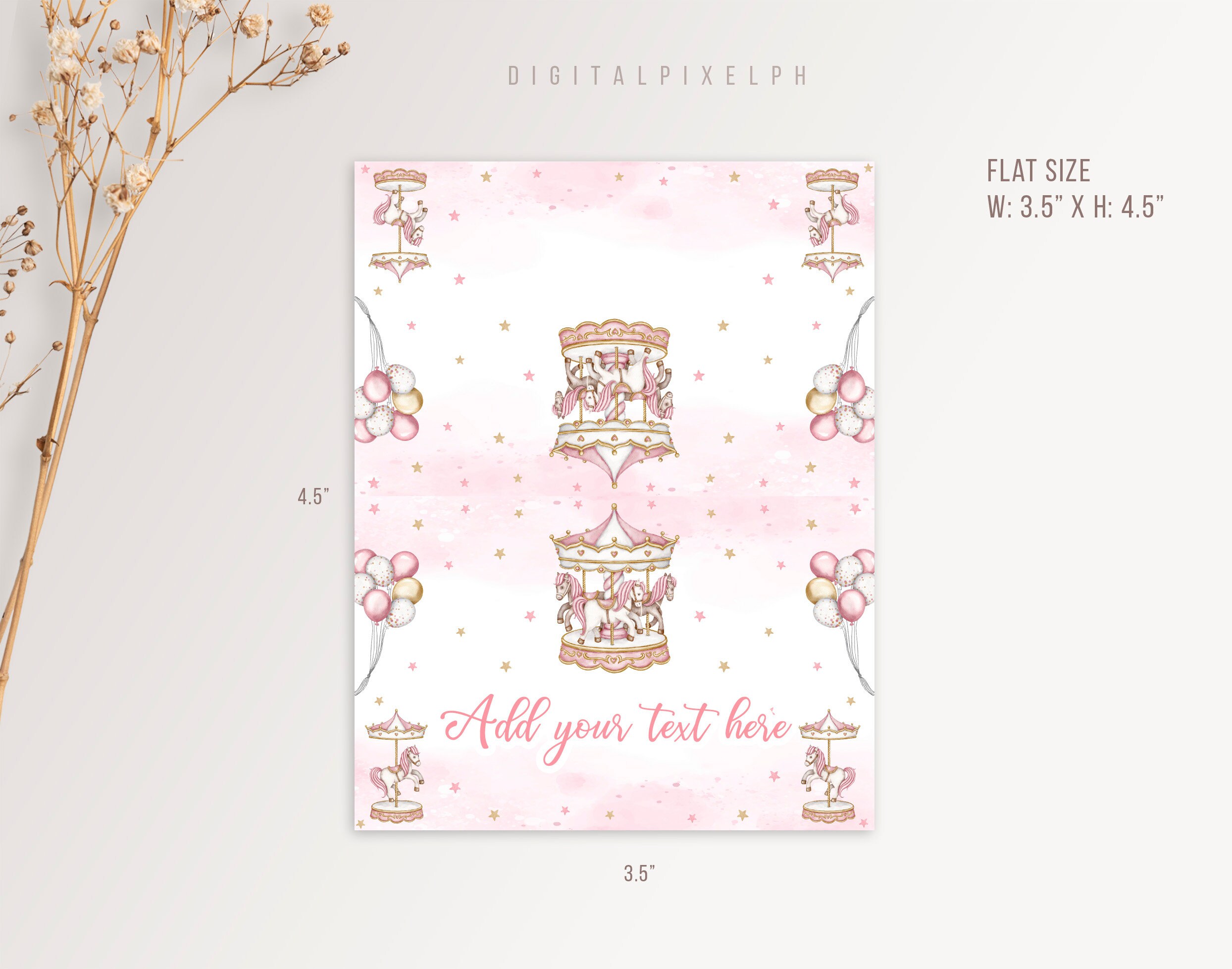 Carousel Food Label, Carousel Food Tent Cards, Carousel Food Tent Label ...