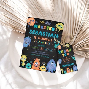 Monster Birthday Invitation Template, Monster Birthday Invitation ...