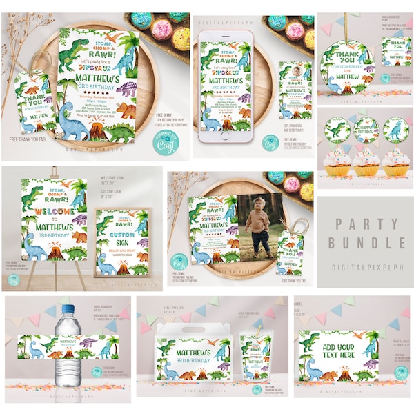 Dinosaur Party - Etsy