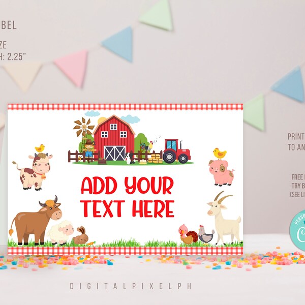 Farm Label - Etsy