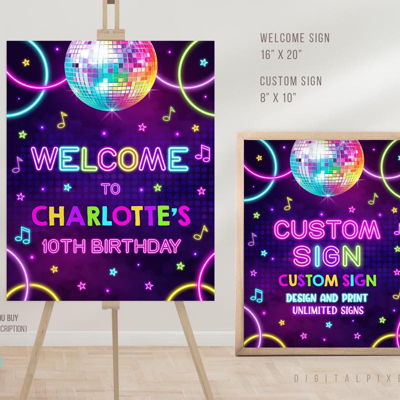Disco Sign - Etsy
