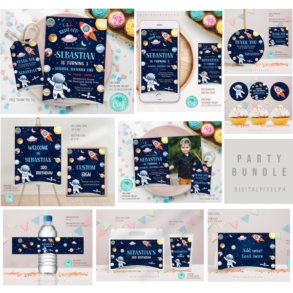 Space Party Decor - Etsy