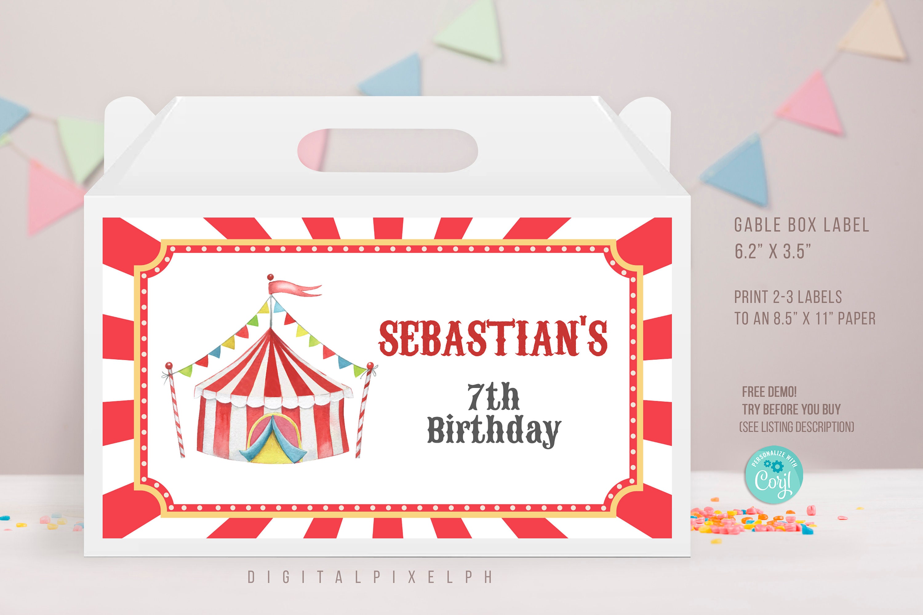 Editable Carnival Capri Sun Labels, Carnival Juice Labels, Carnival ...