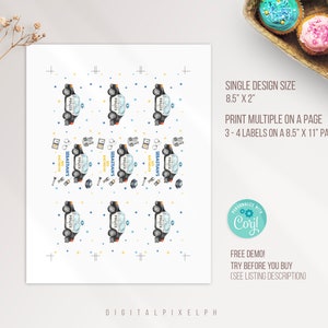 Editable Police Water Bottle Label, Police Label, Police Officer Water ...