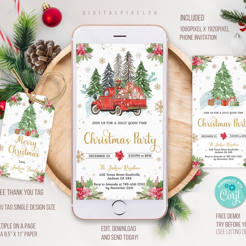 Phone Invitation - Etsy