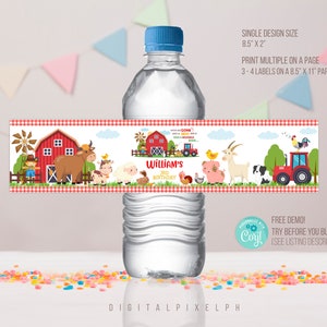 Editable Farm Barnyard Invitation Bundle Template, Farm Barnyard ...