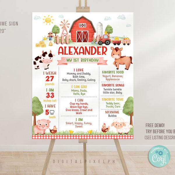 Farm Birthday - Etsy