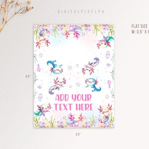 Editable Axolotl Food Label, Axolotl Food Tent Cards, Axolotl Food Tent ...
