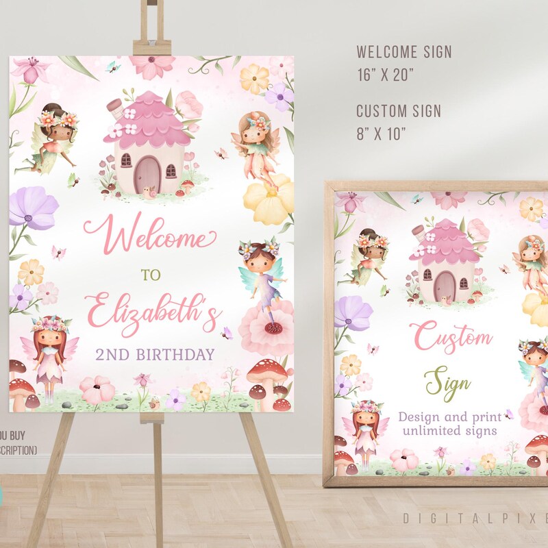 Fairies Welcome Sign - Etsy UK