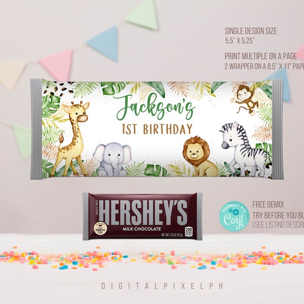 Safari Chocolate - Etsy