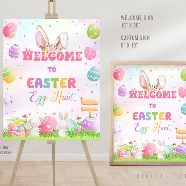 Easter Egg Hunt Sign - Etsy