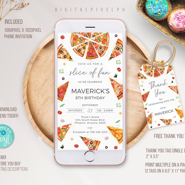 Pizza Birthday Party - Etsy