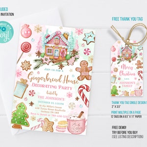 Editable Christmas Party Invitation, Christmas Party Invite ...