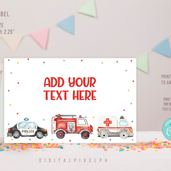 Responders Label - Etsy