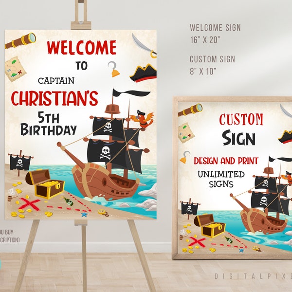 Pirate Welcome Sign - Etsy