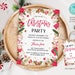 Editable Christmas Party Invitation, Christmas Party Invitation ...