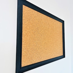 Light Grey Ornate Framed Cork Pin Board | Solid Wood Frame | Thick Cork ...