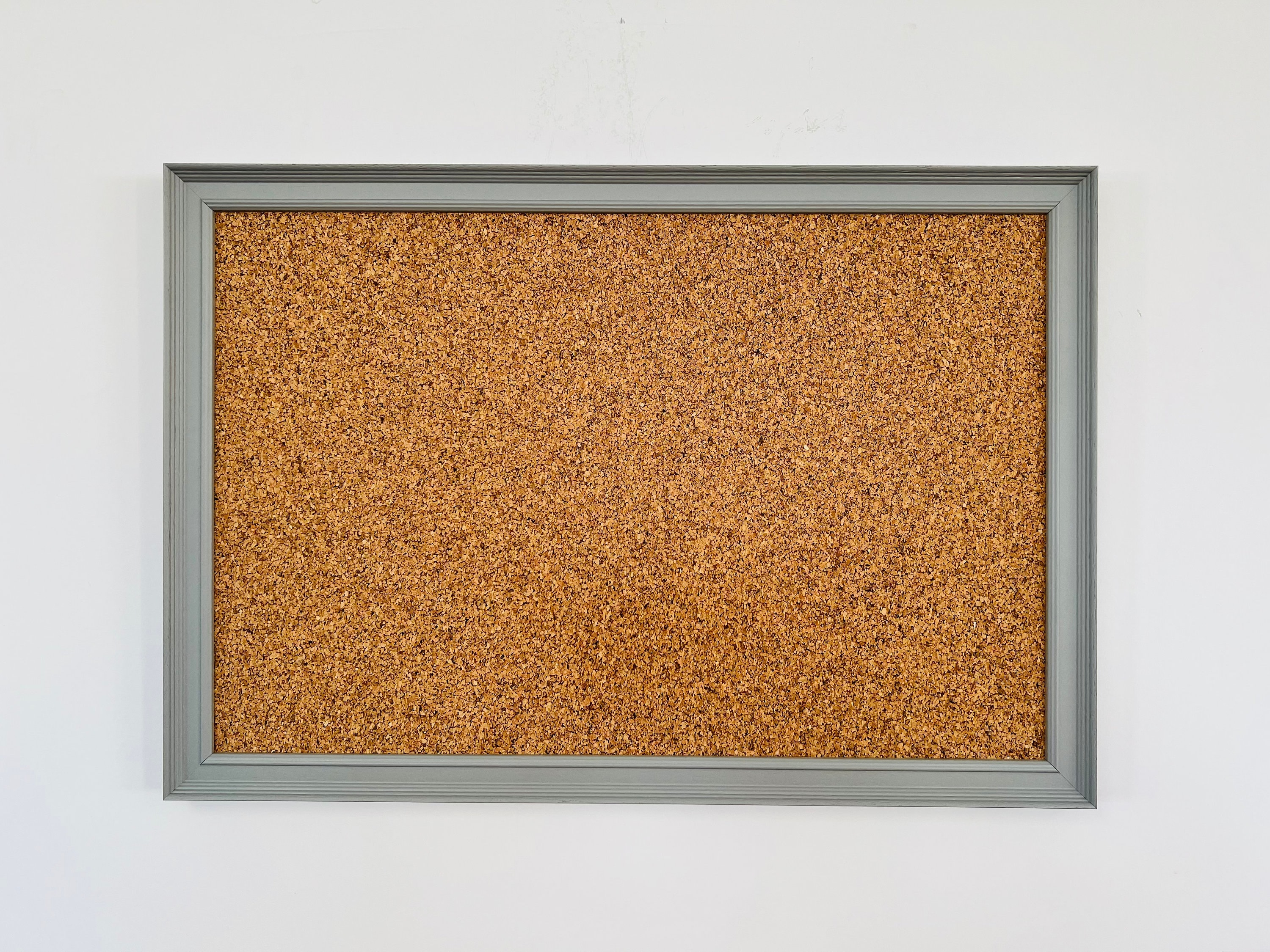 Light Grey Ornate Framed Cork Pin Board | Solid Wood Frame | Thick Cork ...